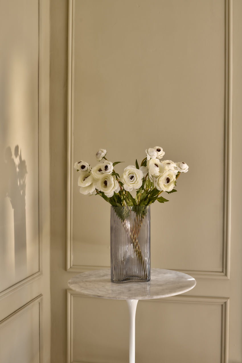 Ranunculus - Faux Flower Stems - Blush, Cream, White, Yellow, Light ...